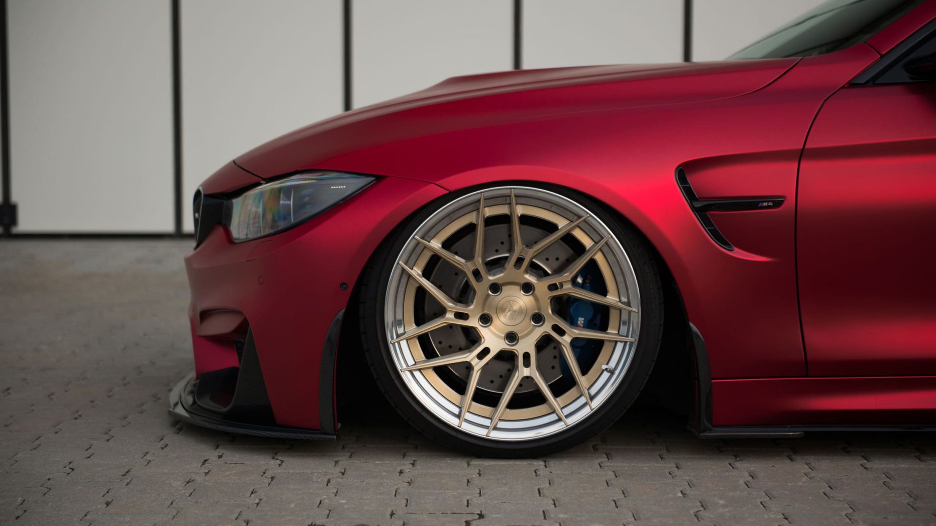 BMW M4 F82 Coupé Felgen - Z-Performance Wheels - ZP.FORGED 5 Super Deep Concave Royal Gold ...